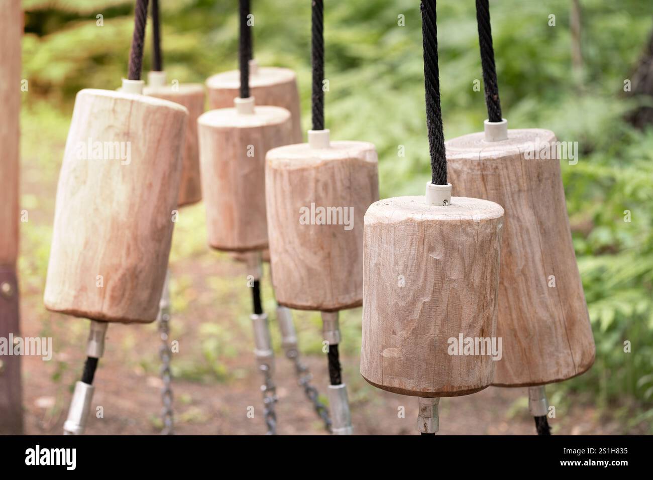 Wooden obstacle course hi-res stock photography and images - Alamy