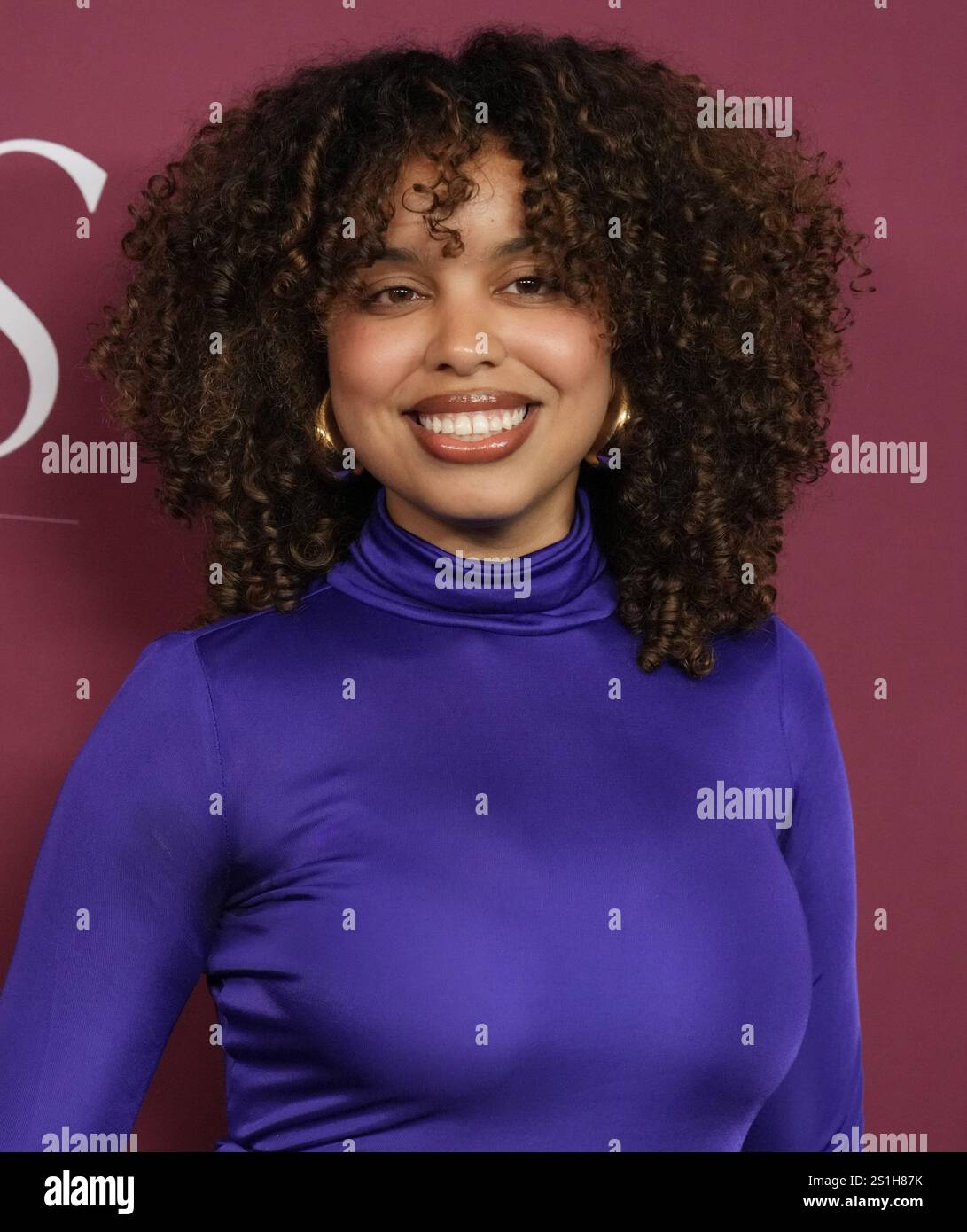 Los Angeles, USA. 03rd Jan, 2025. Daviana Mercedes arrives at the 2025 WWD Style Awards, Golden ...