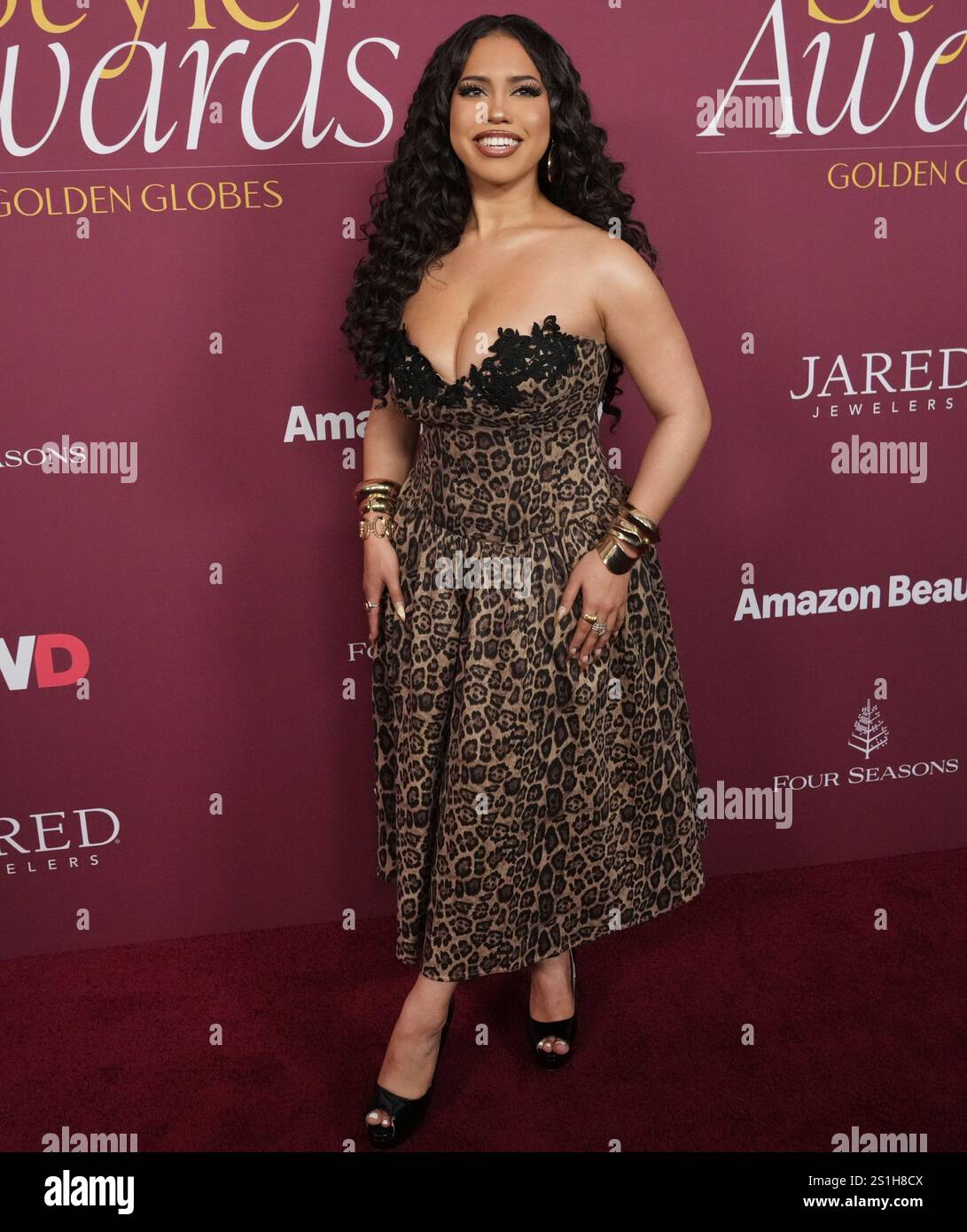 Los Angeles, USA. 03rd Jan, 2025. Asia Monet Ray arrives at the 2025 WWD Style Awards, Golden ...