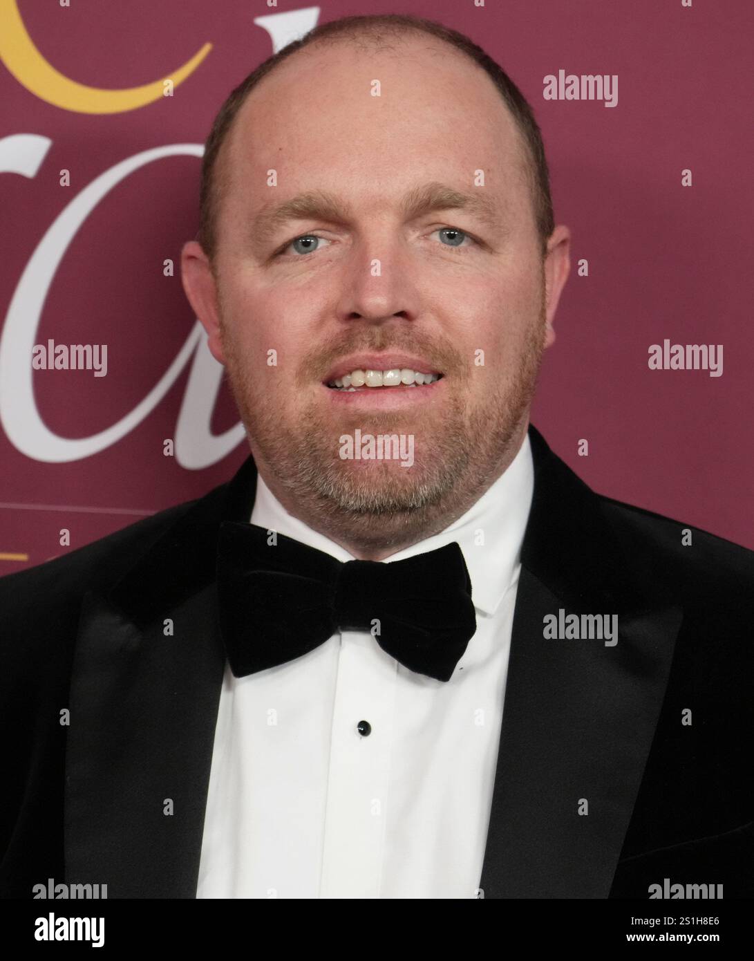 Tim Derner arrives at the 2025 WWD Style Awards, Golden Globes held at ...