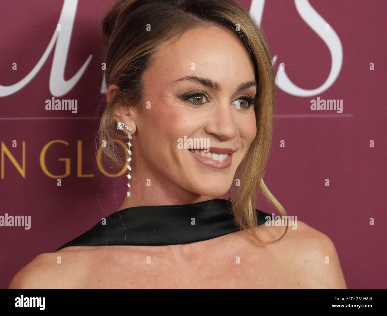 Christina Kirkman arrives at the 2025 WWD Style Awards, Golden Globes ...