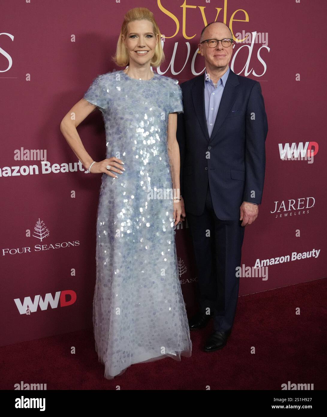 Los Angeles, USA. 03rd Jan, 2025. (L-R) Amanda Smith and Jim Fallon at ...