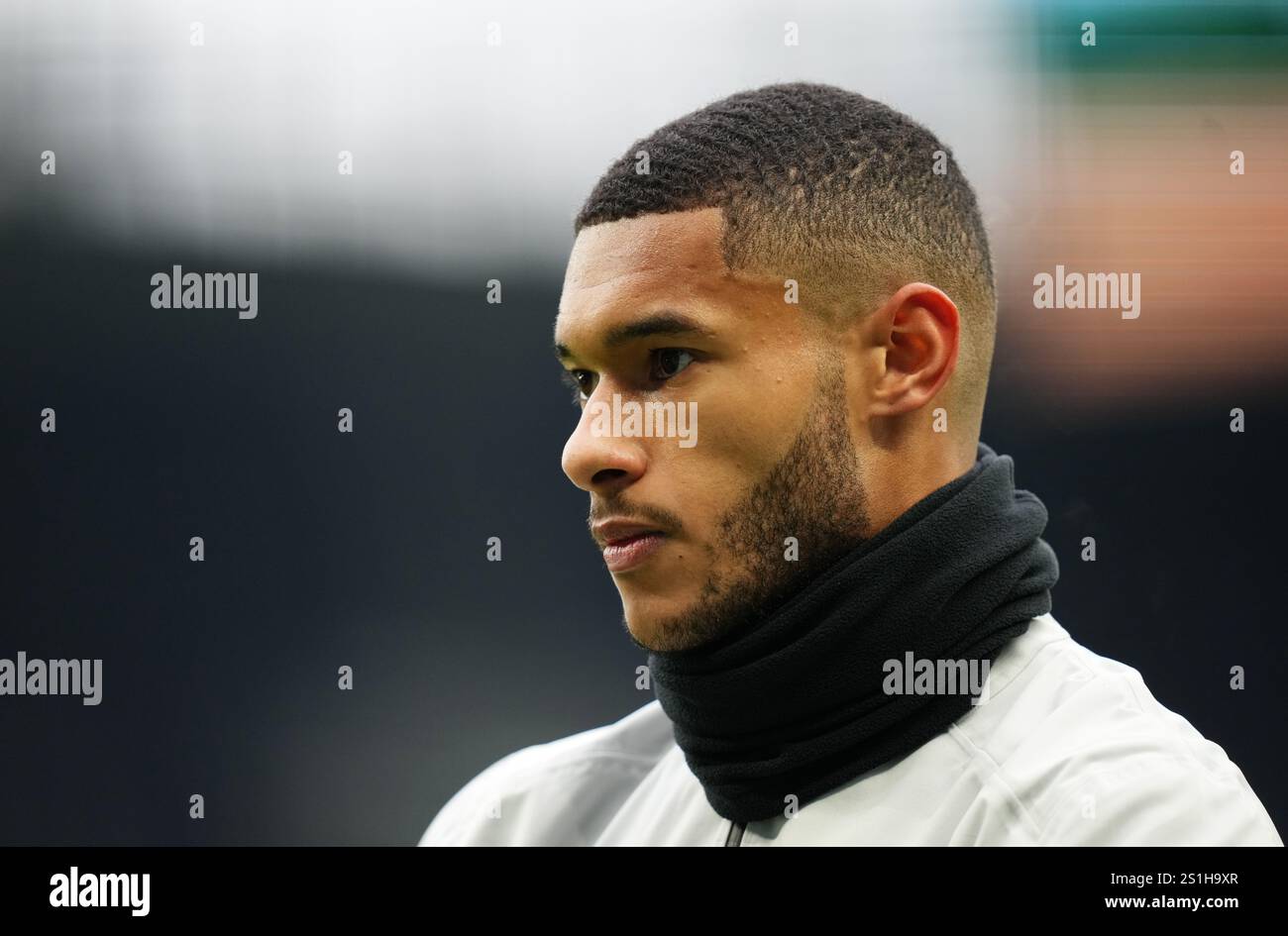 Tottenham Hotspur goalkeeper Brandon Austin warming up before the ...