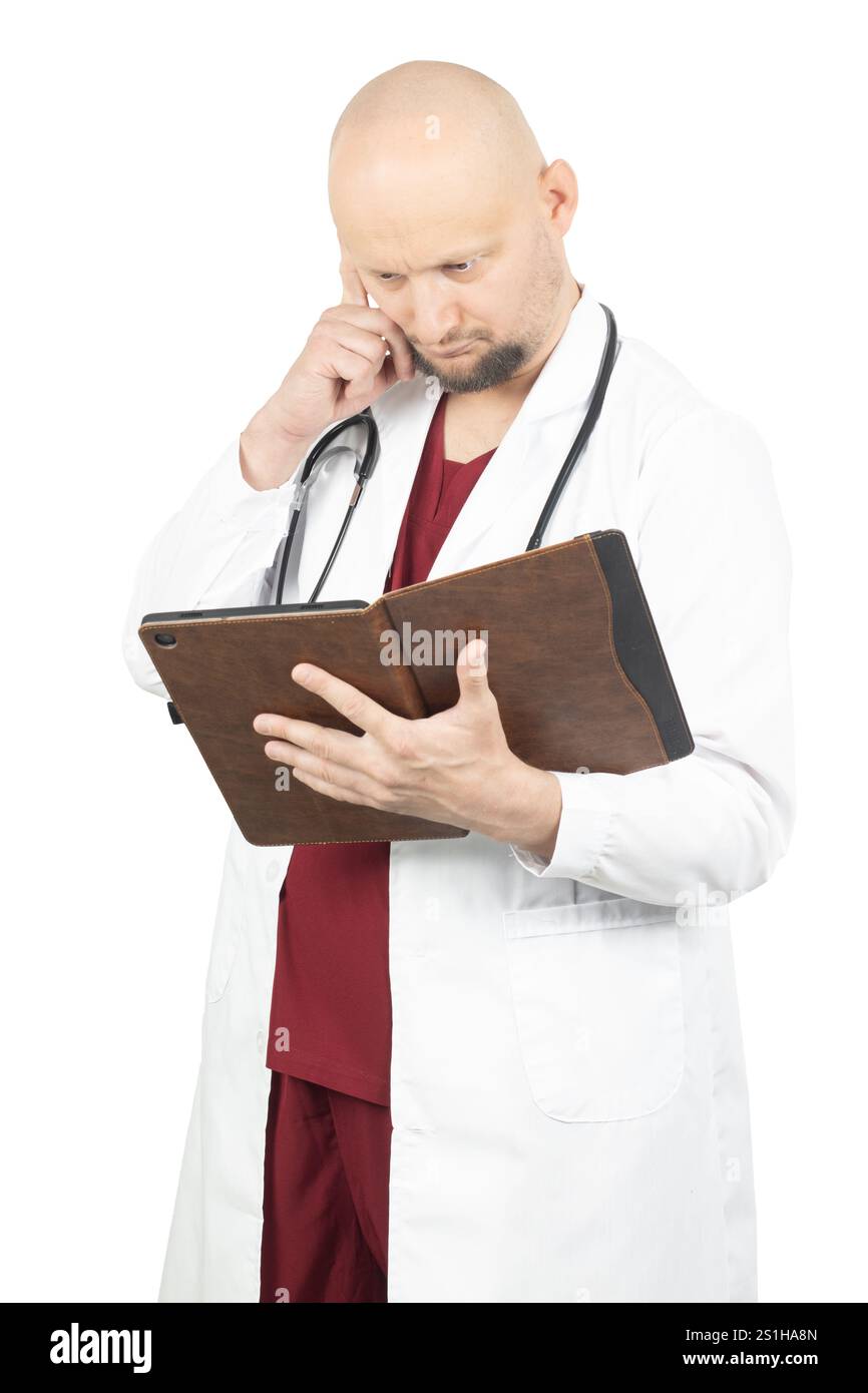 Pensive middle Cut Out Stock Images & Pictures - Alamy