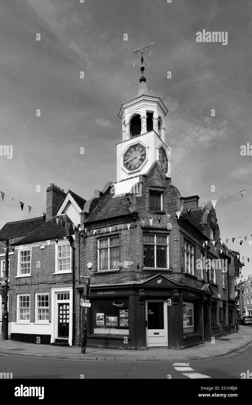 View of the Clock House, Bedford Street, Ampthill town, Bedfordshire ...