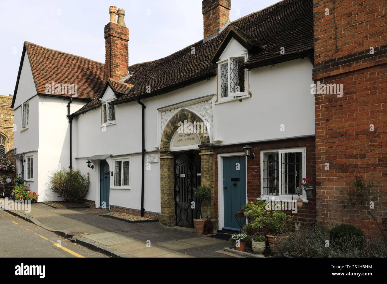 View of the Feoffee Almshouses, Church Square, Church Street, Ampthill ...