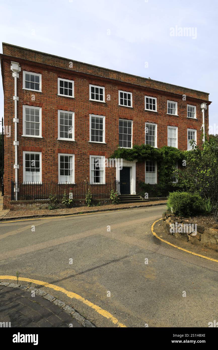 View of architecture in Church Square, Church Street, Ampthill town ...