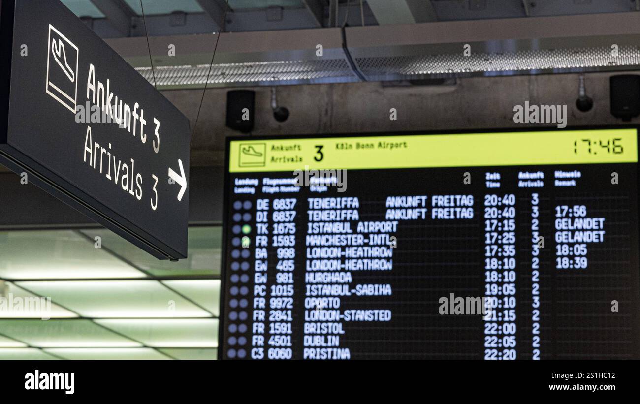 Softwareprobleme bei Einreis am Flughafen Köln Bonn - 03.01.2025 ...