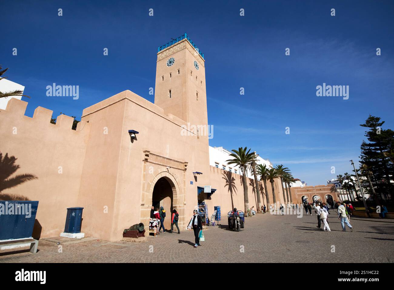 clock tower horloge d'essaouira in the medina old city unesco world ...