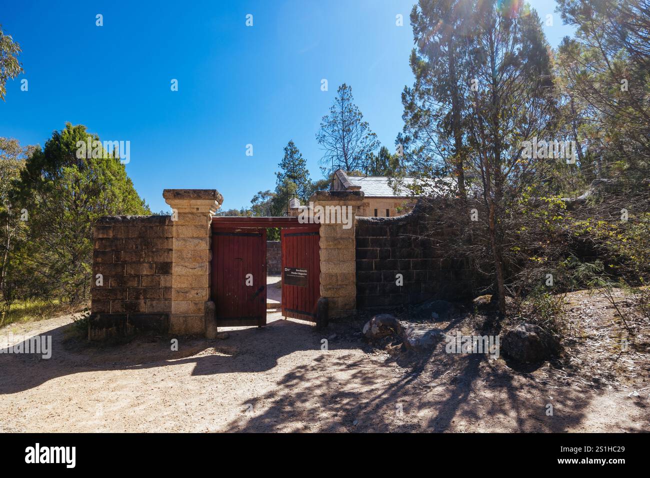 Beechworth Powder Magazine in Australia Stock Photo - Alamy