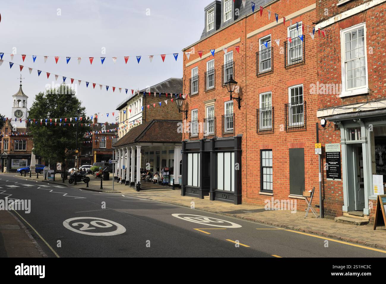 View of the Clock House, Bedford Street, Ampthill town, Bedfordshire ...