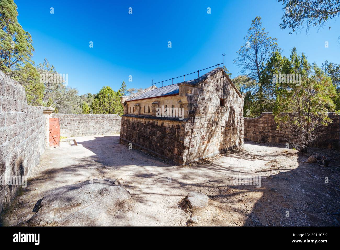 Beechworth Powder Magazine in Australia Stock Photo - Alamy