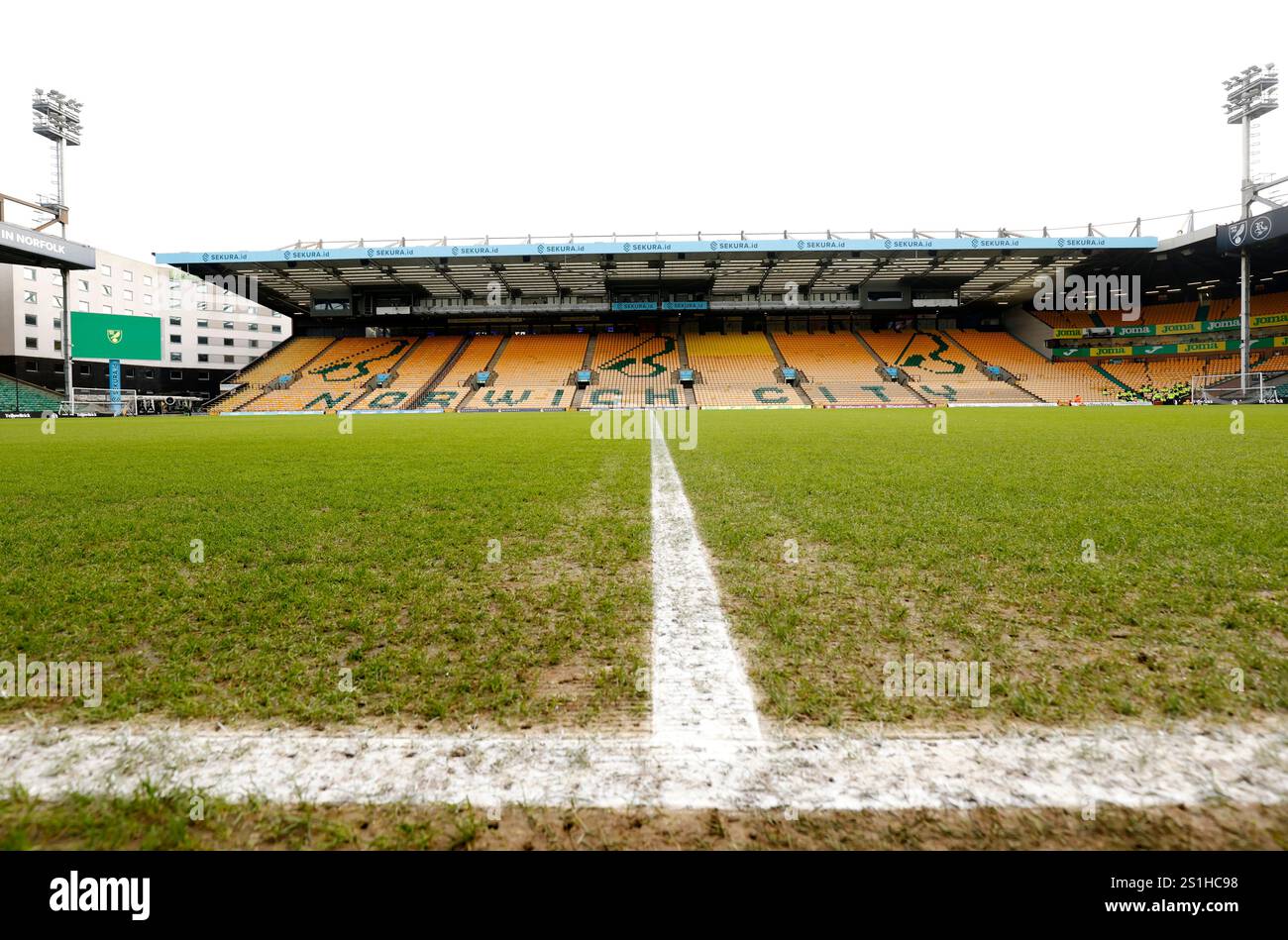 A general view of the ground ahead of the Sky Bet Championship match at ...