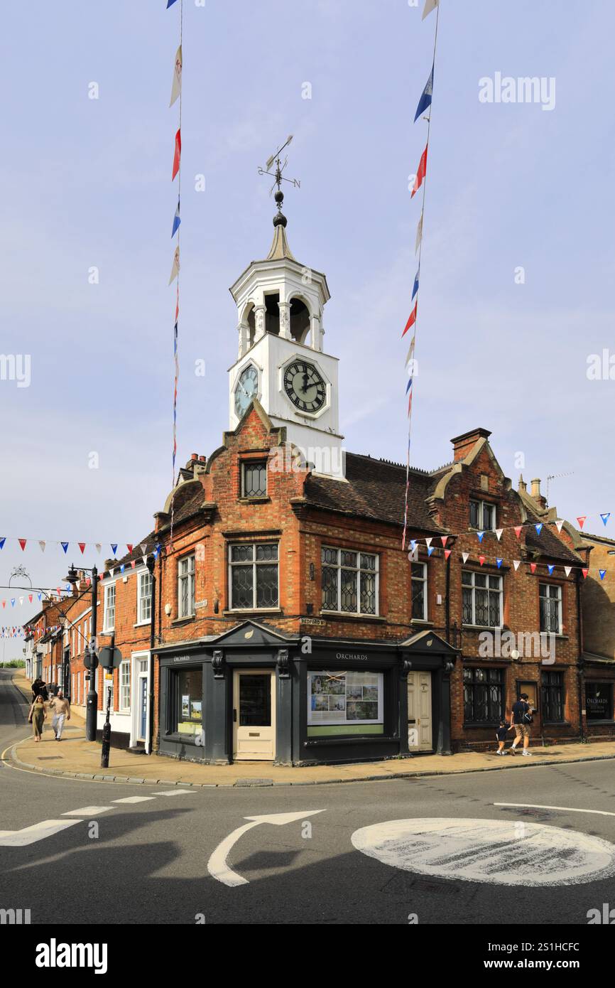 View of the Clock House, Bedford Street, Ampthill town, Bedfordshire ...