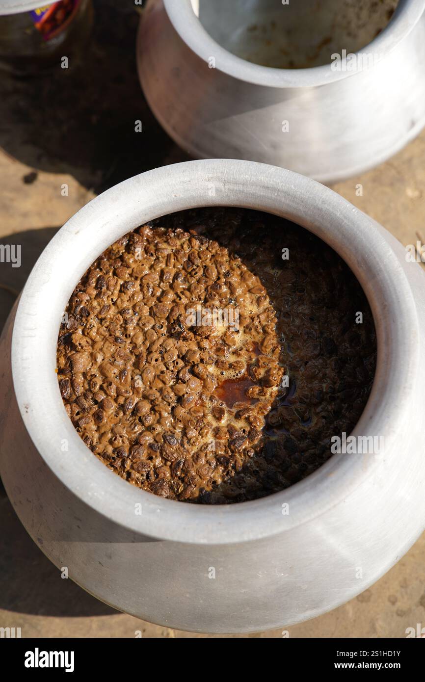 Birbhum, India - December 6, 2024: The Santal community showcases their ...