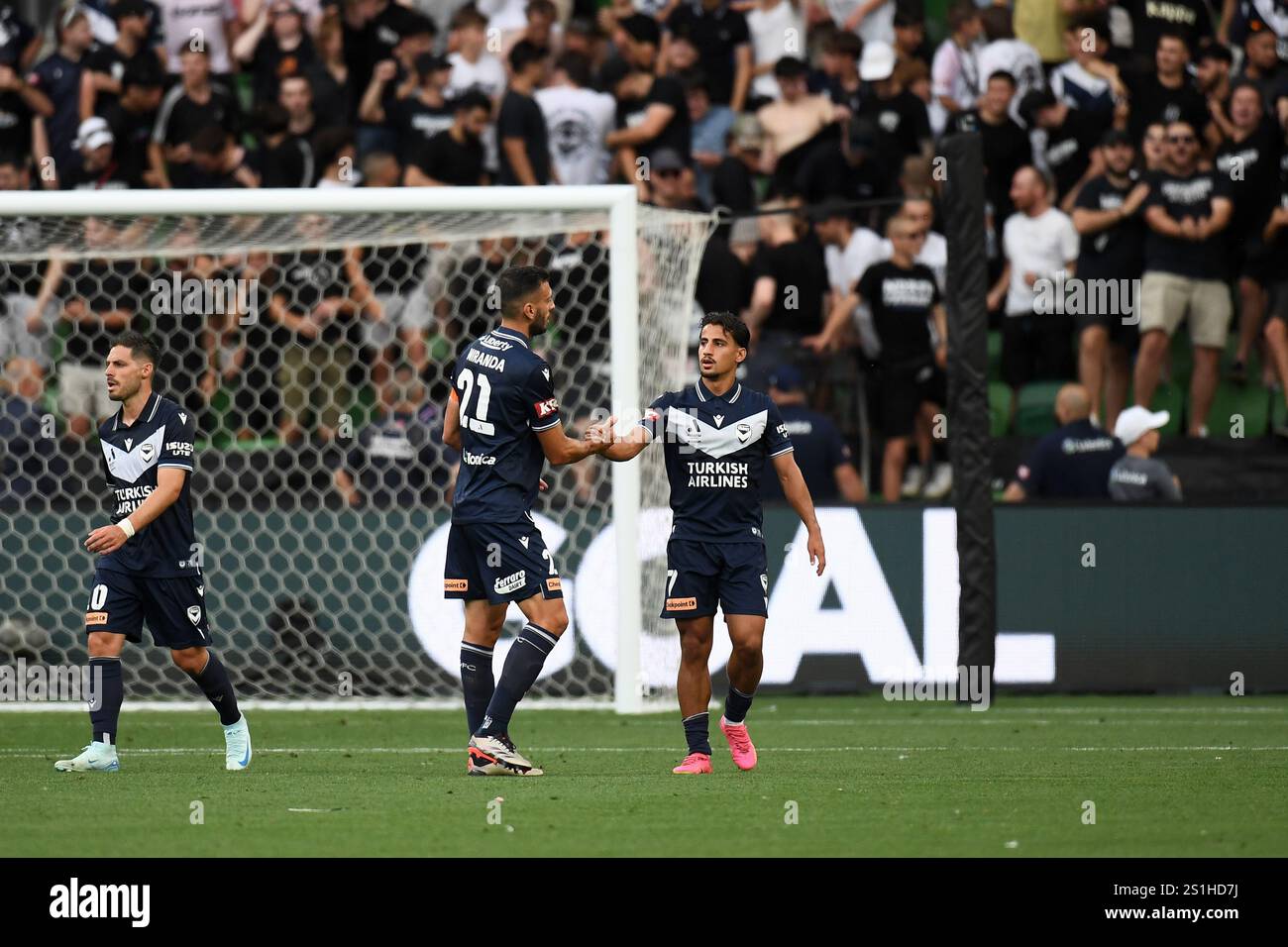 MELBOURNE, AUSTRALIA. 4th Jan 2025. Pictured: Roderick Miranda of ...