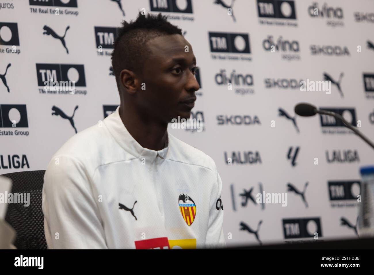 UMAR SADIQ NIGERIAN FORWARD OF VALENCIA CF Stock Photo - Alamy