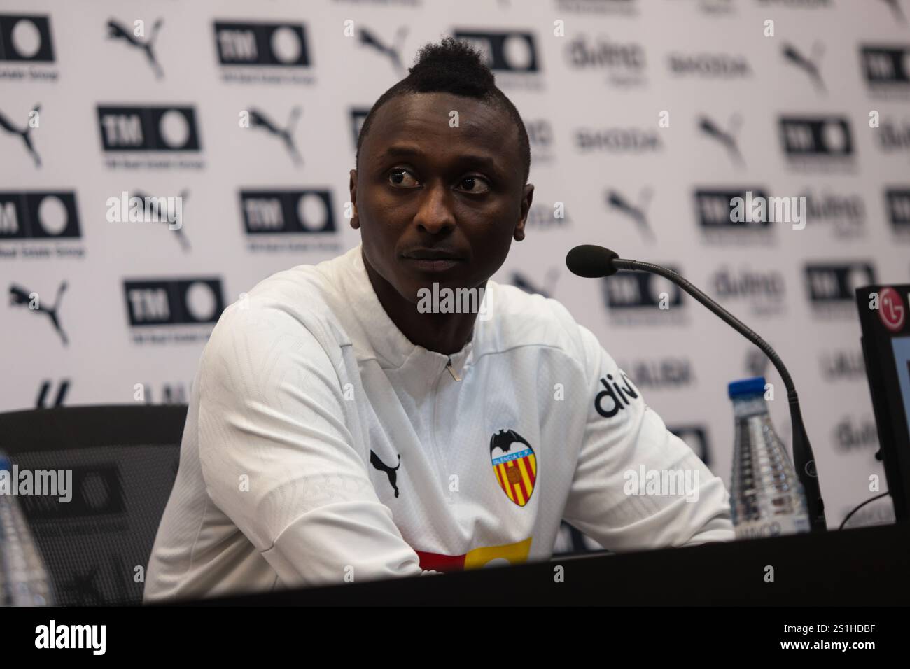 UMAR SADIQ NIGERIAN FORWARD OF VALENCIA CF Stock Photo - Alamy