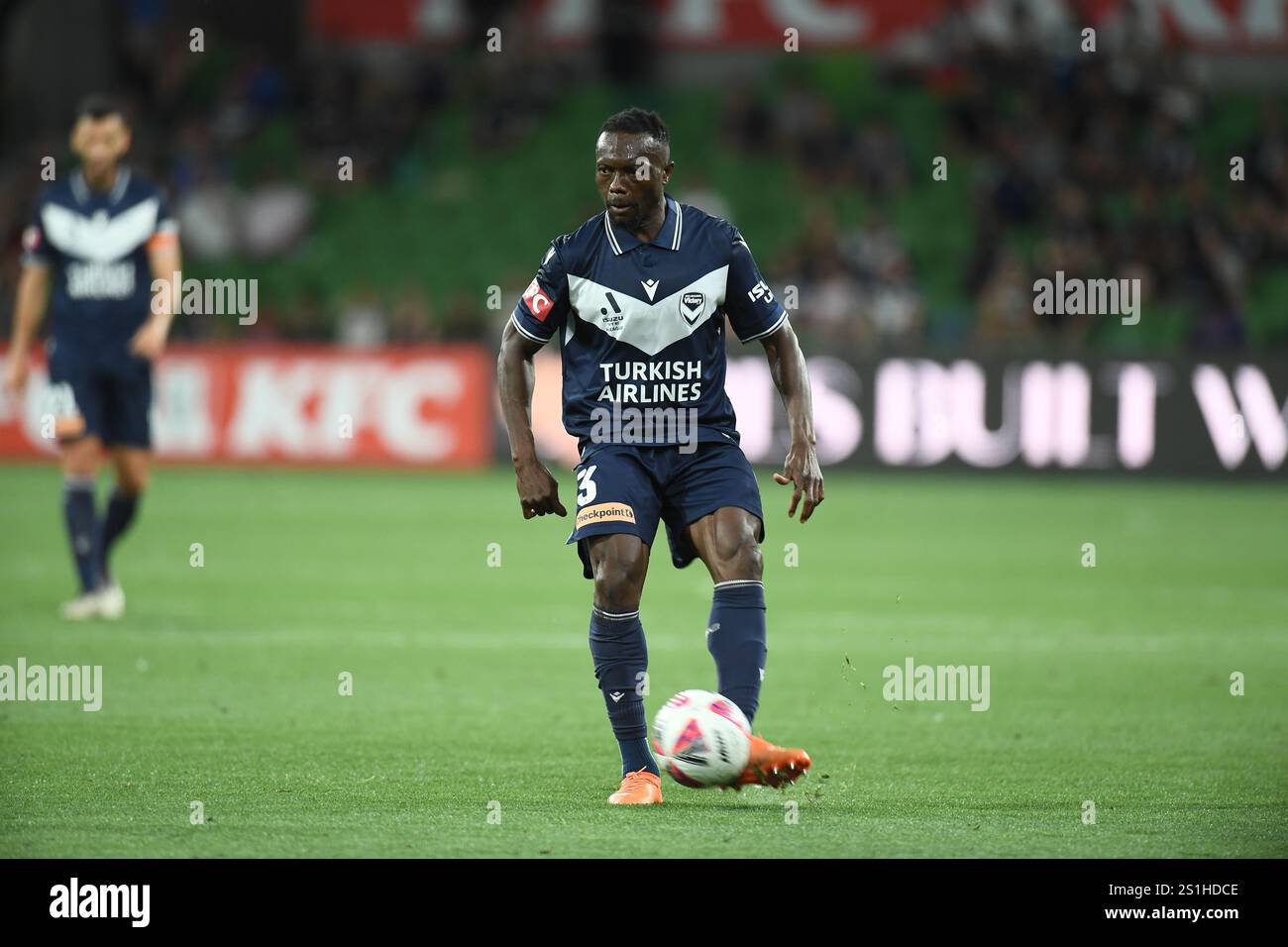 MELBOURNE, AUSTRALIA. 4th Jan 2025. Pictured: Adama Traoré of Melbourne ...