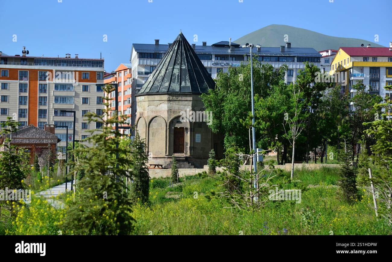 A view from the Rabia Hatun Tomb in Erzurum, Turkey Stock Photo - Alamy