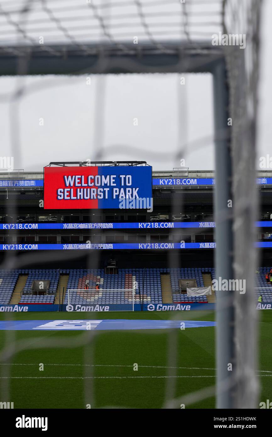 4th January 2025; Selhurst Park, Selhurst, London, England; Premier ...