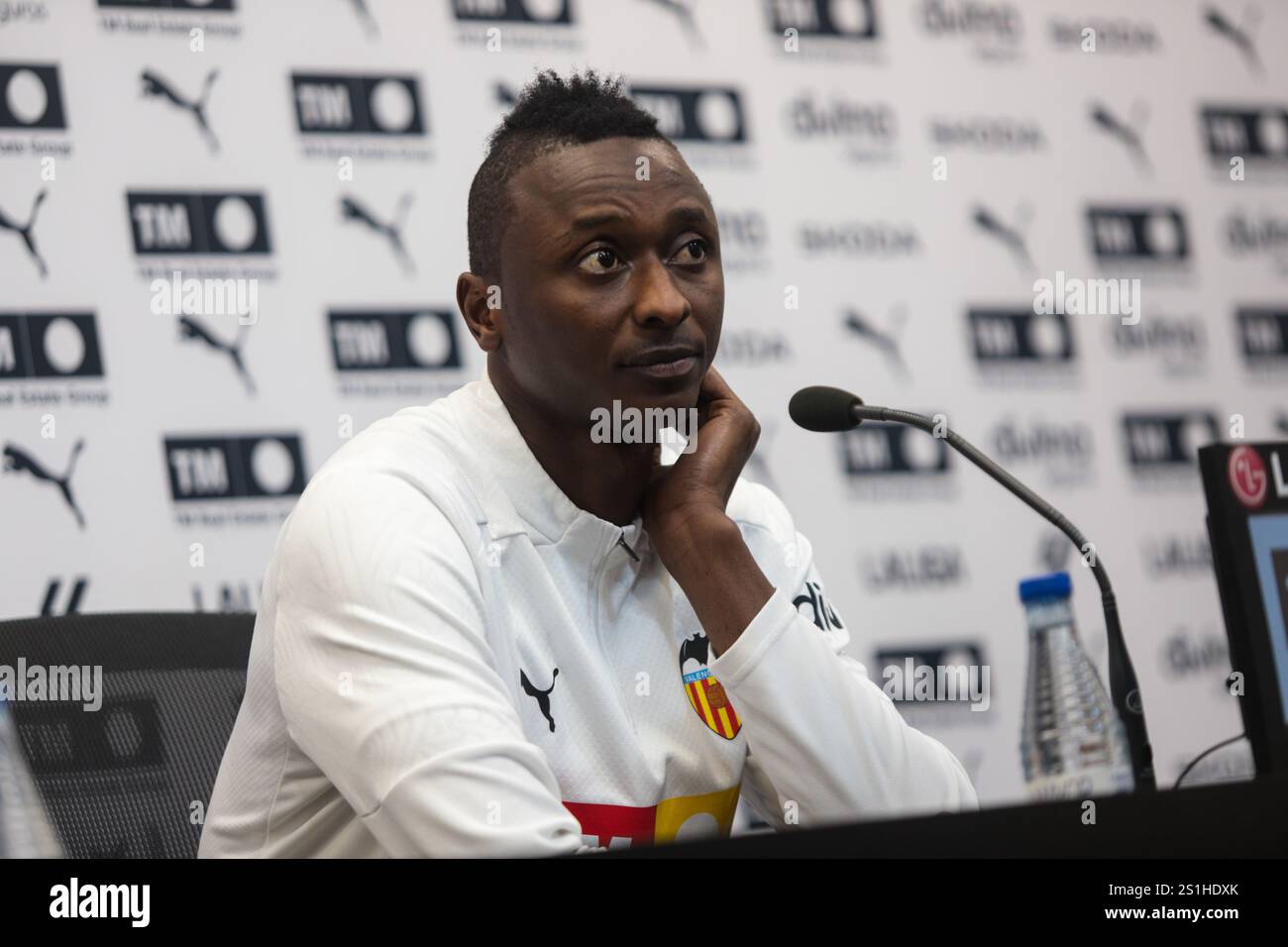 Valencia, Spain, January 4, 2025. Press conference for the introduction ...