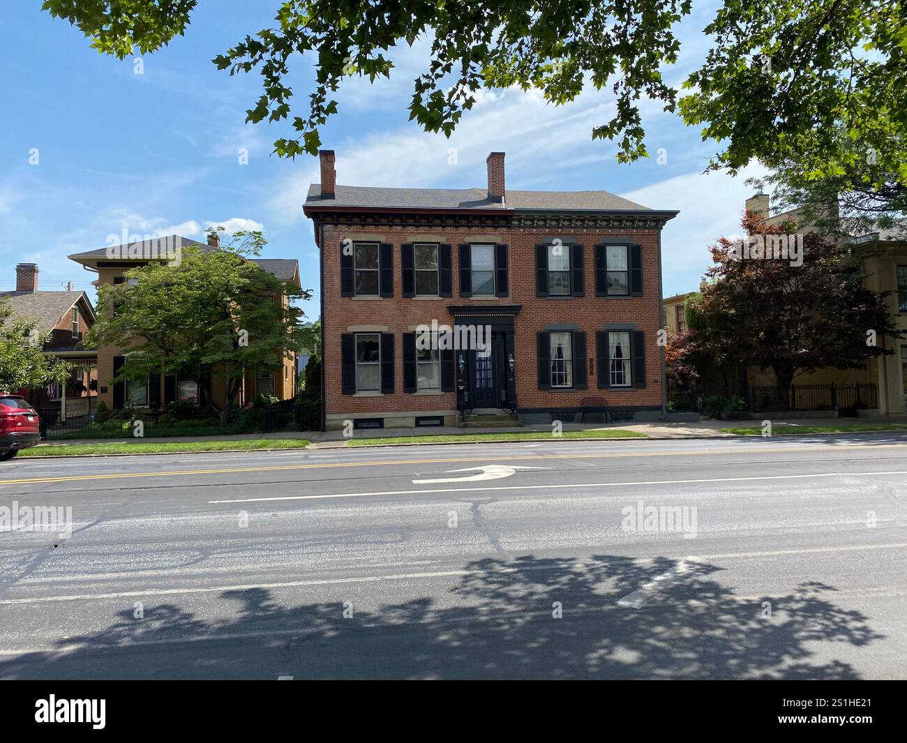 One of the historic buildings on Main Street, Madison, Indiana Stock ...
