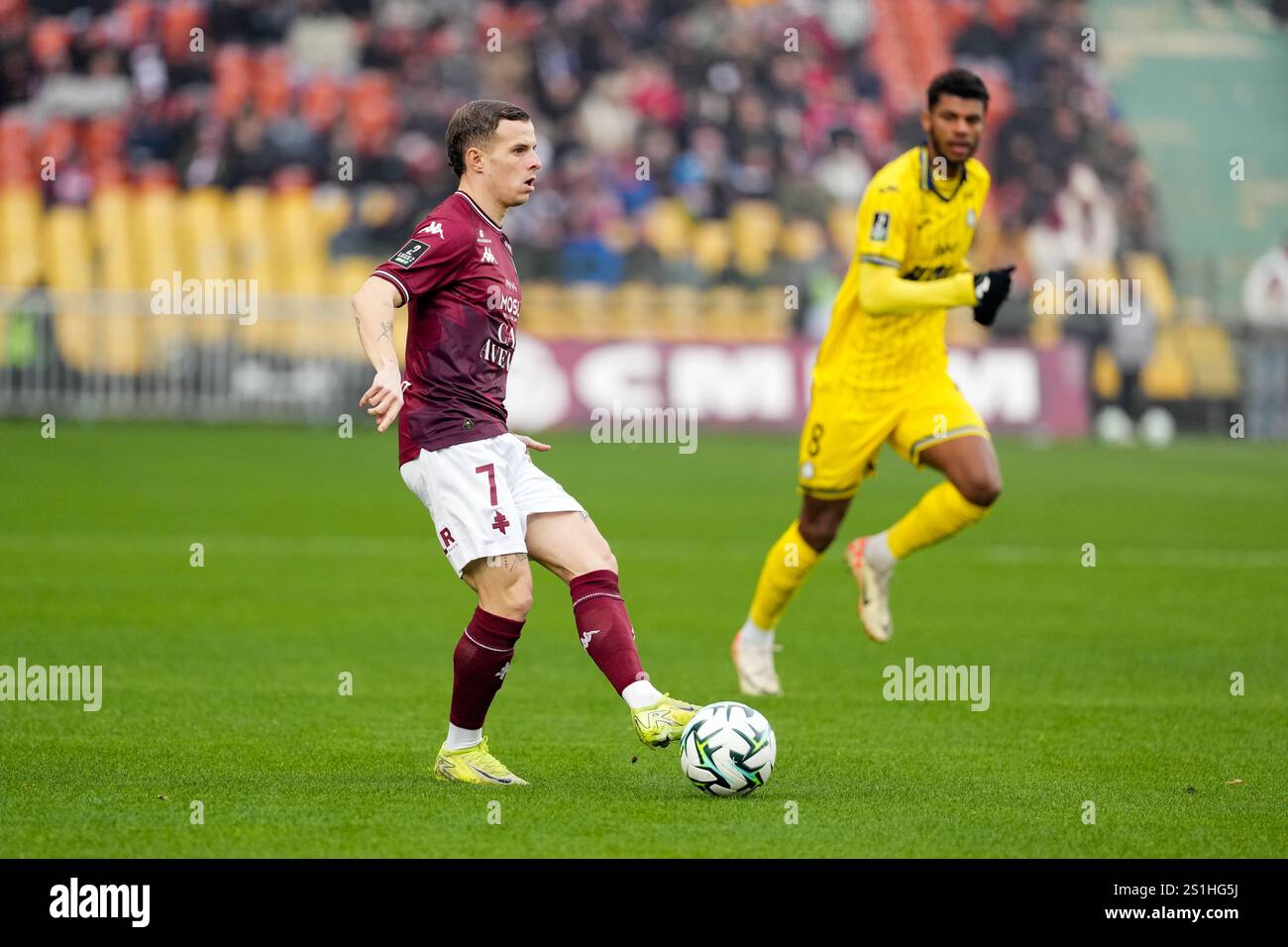 07 Gauthier HEIN (fcm) during the Ligue 2 BKT match between Metz and ...