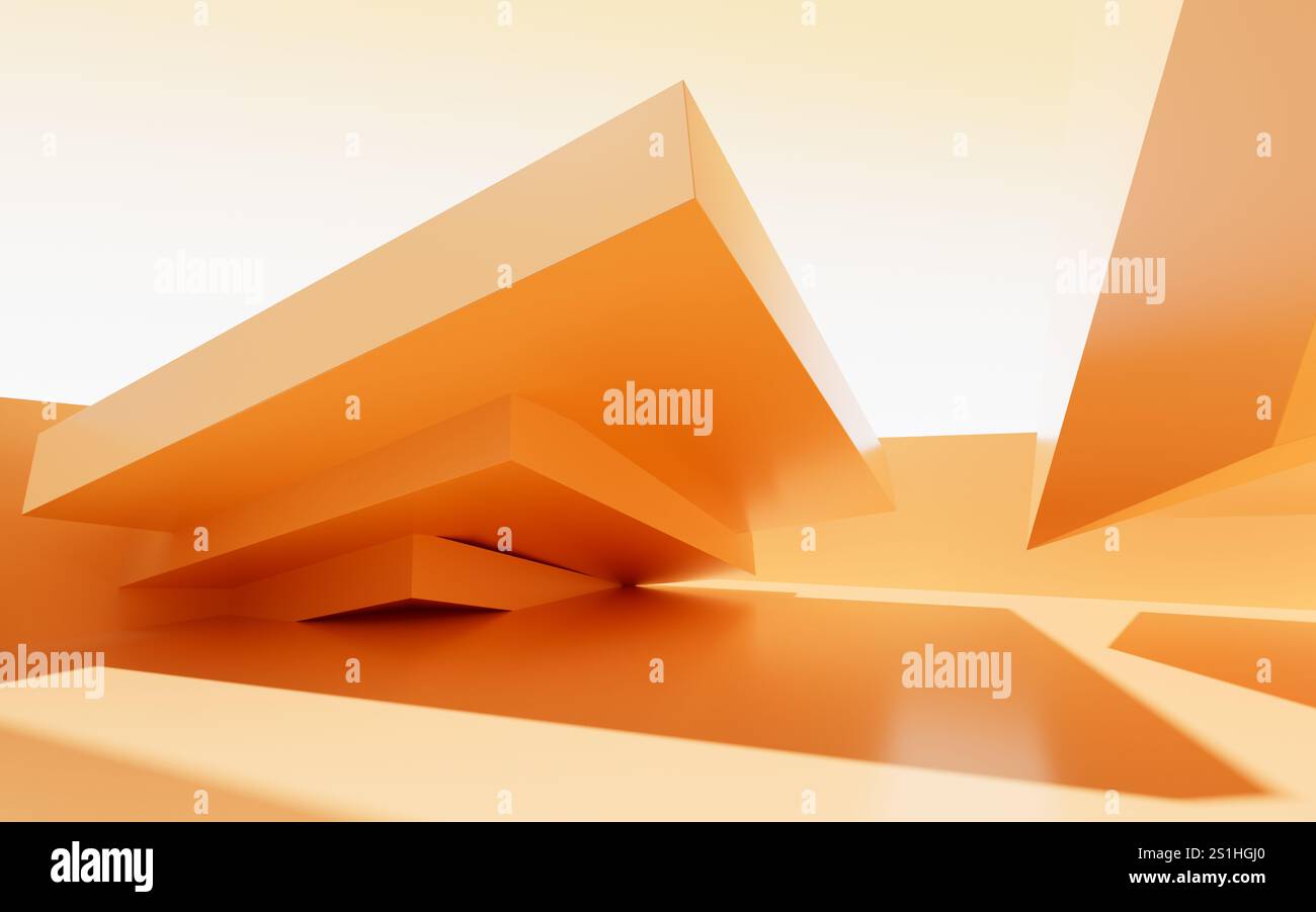 Abstract Architecture Background 3d Rendering 3d Illustration Stock