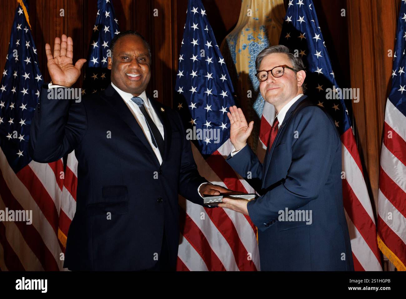 US Representative Jonathan Jackson (Democrat of Illinois) during ...
