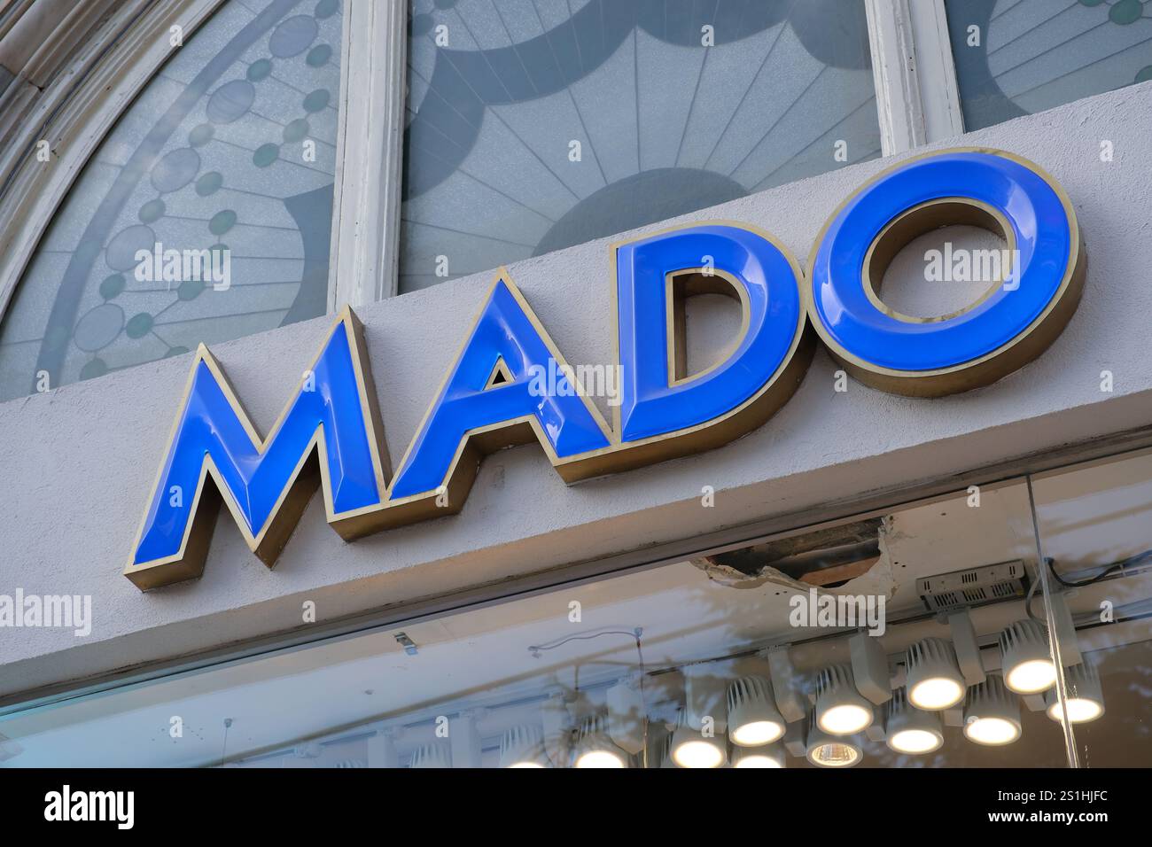 MADO company brand logo Stock Photo - Alamy