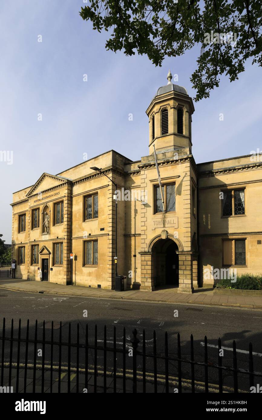The Old Town Hall building, Bedford town; Bedfordshire; England; UK ...
