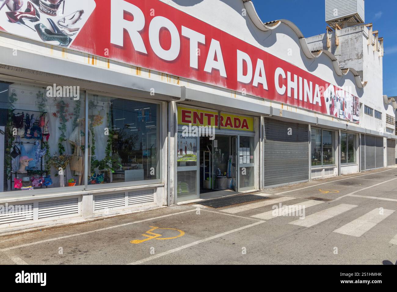 Lisbon, Portugal. 14 August 2024. Chinese Shopping store. "Rota Da ...