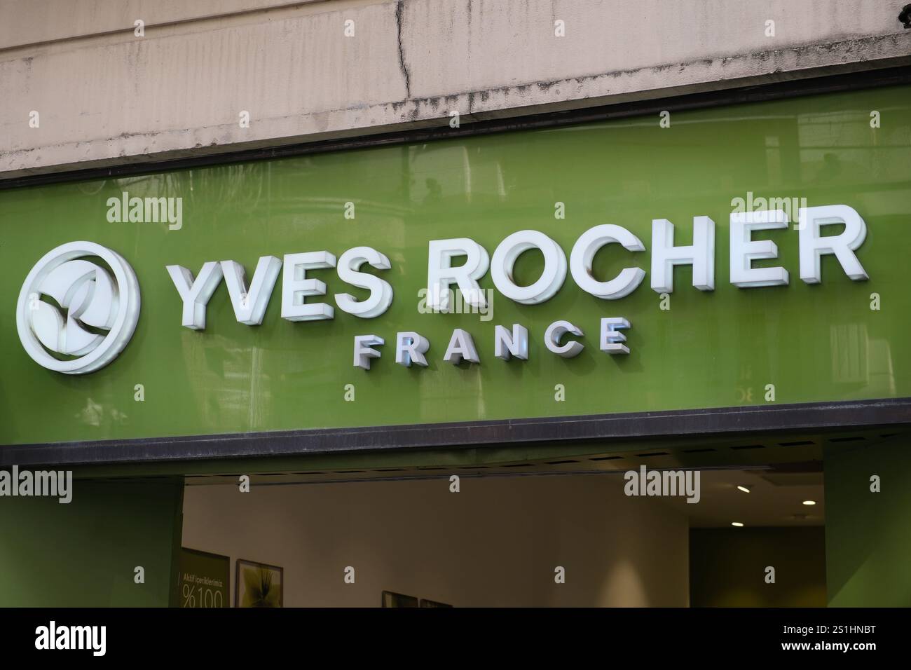 Yves Rocher brand logo store sign Stock Photo - Alamy