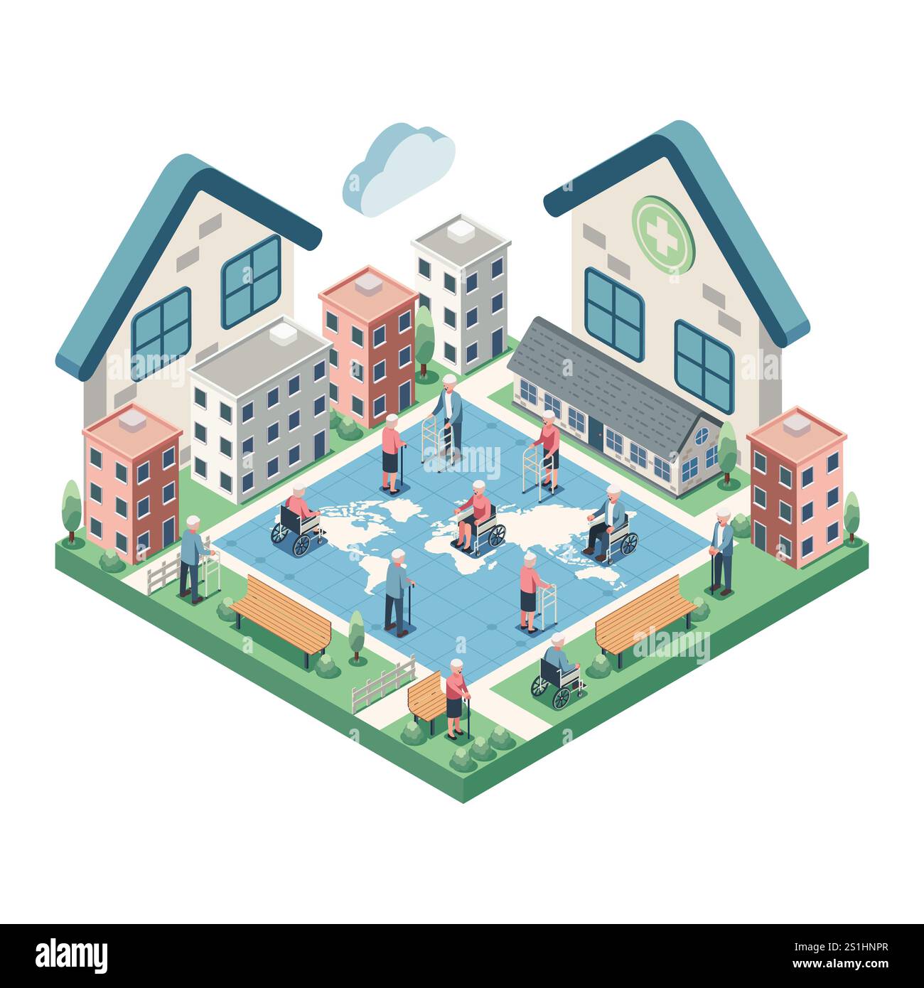 Elder network Stock Vector Images - Alamy