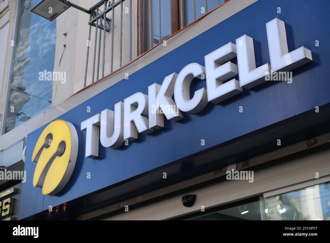 Turkcell company brand logo Stock Photo - Alamy