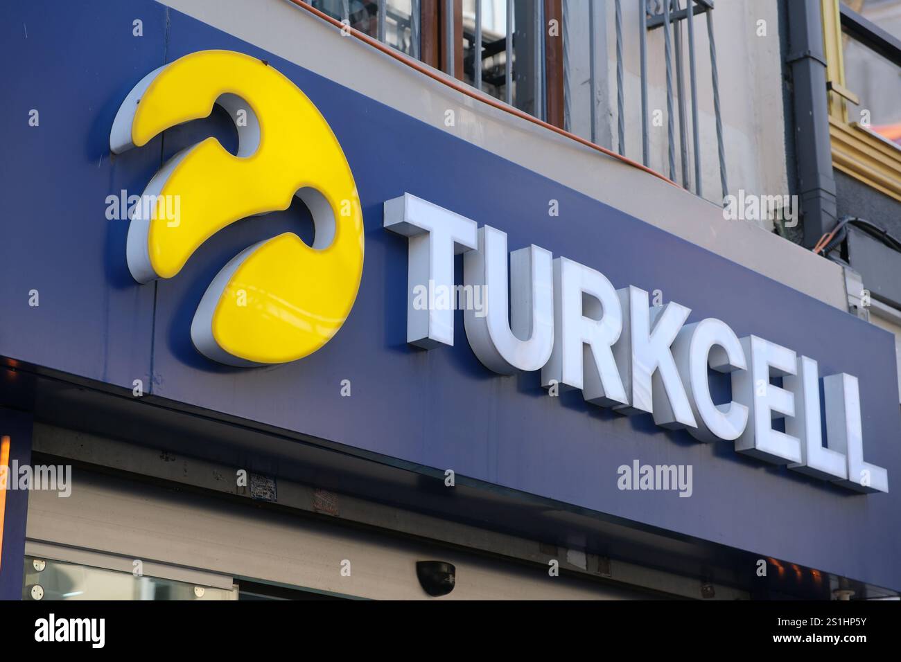 Turkcell company brand logo Stock Photo - Alamy