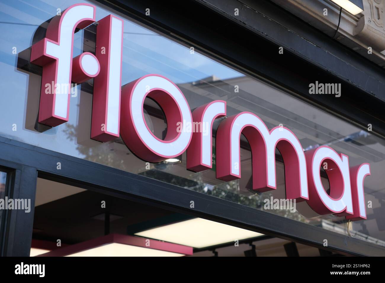 Flormar brand logo store sign Stock Photo - Alamy