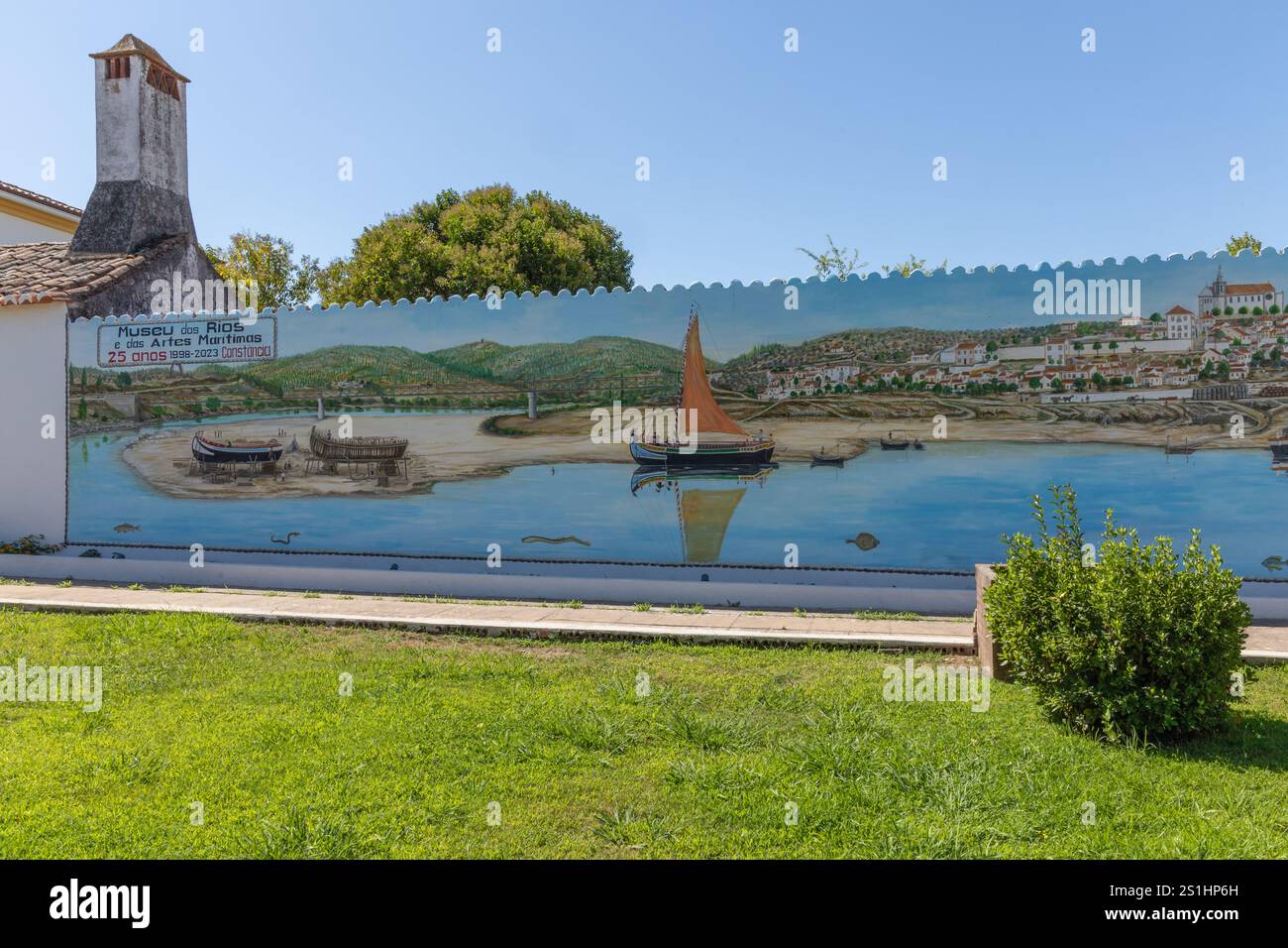 Constância, Portugal. 13 August 2024, Painting at Museum of Rivers and ...