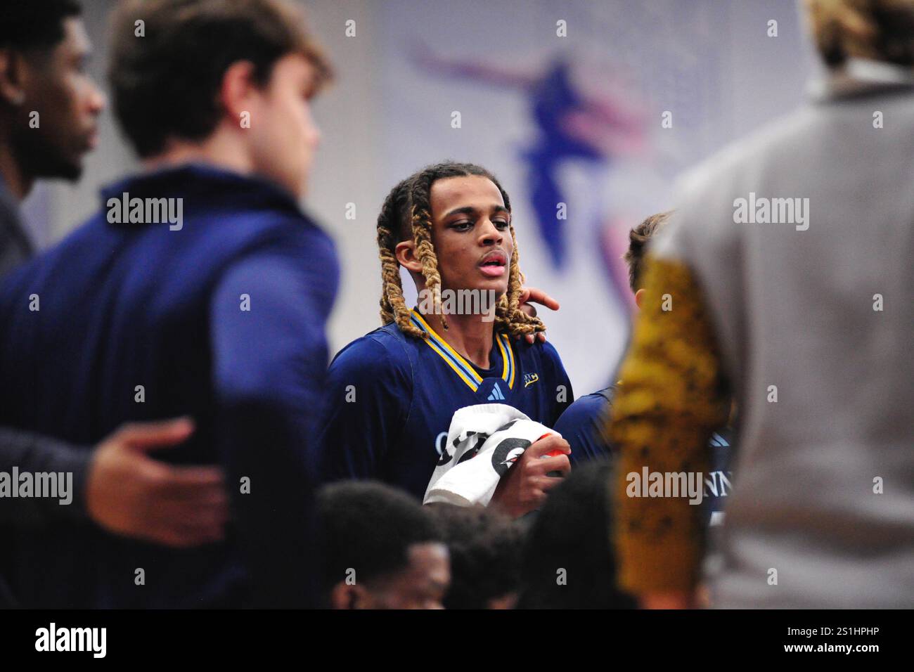 Grant Randall (8) during Friday's game against Saint Peter's. The Saint ...