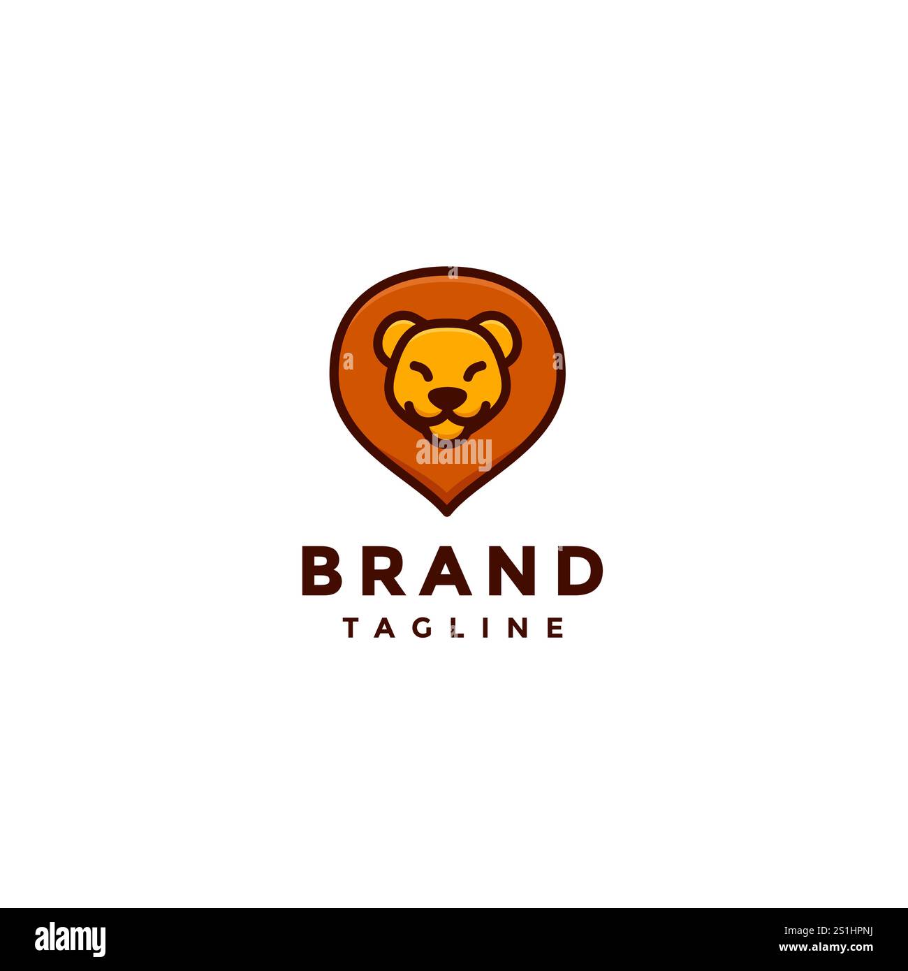 Kawaii lion design Stock Vector Images - Alamy