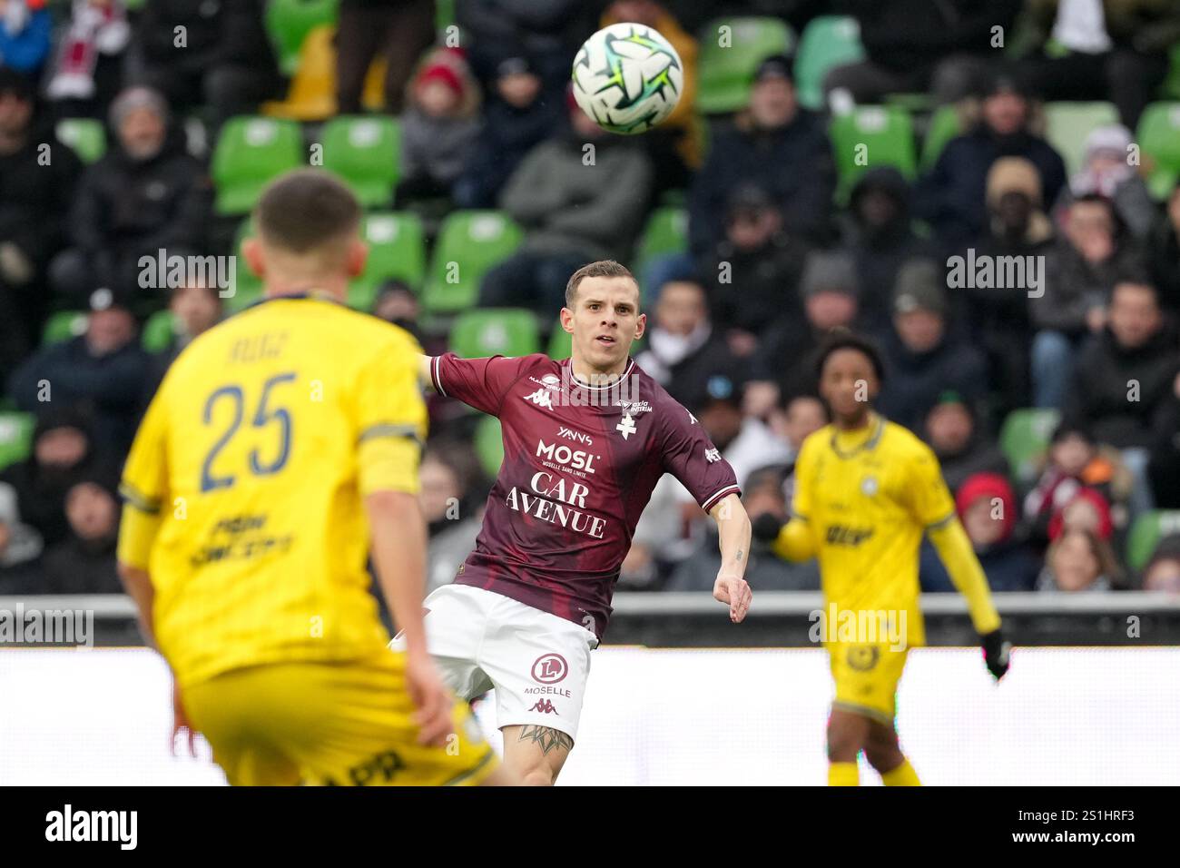 07 Gauthier HEIN (fcm) during the Ligue 2 BKT match between Metz and ...