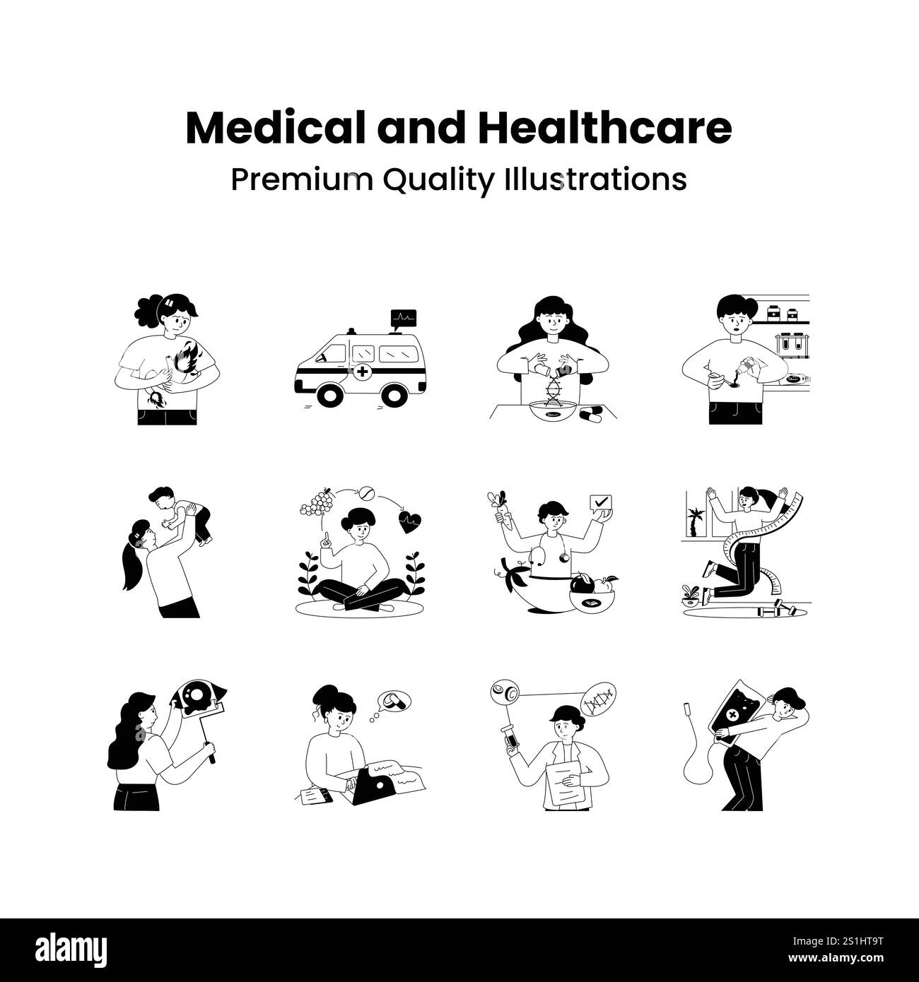 Emergency services exercise Stock Vector Images - Alamy