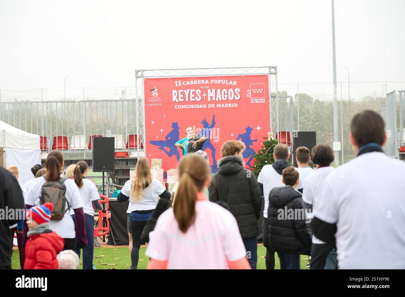 Several people watch a performance during the 2nd Three Kings Popular ...