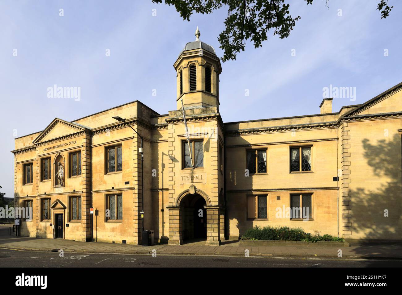 The Old Town Hall building, Bedford town; Bedfordshire; England; UK ...