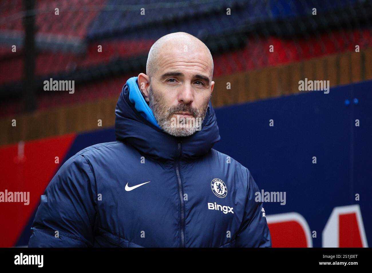 LONDON, UK - 4th Jan 2025: Chelsea Head Coach Enzo Maresca arrives ...