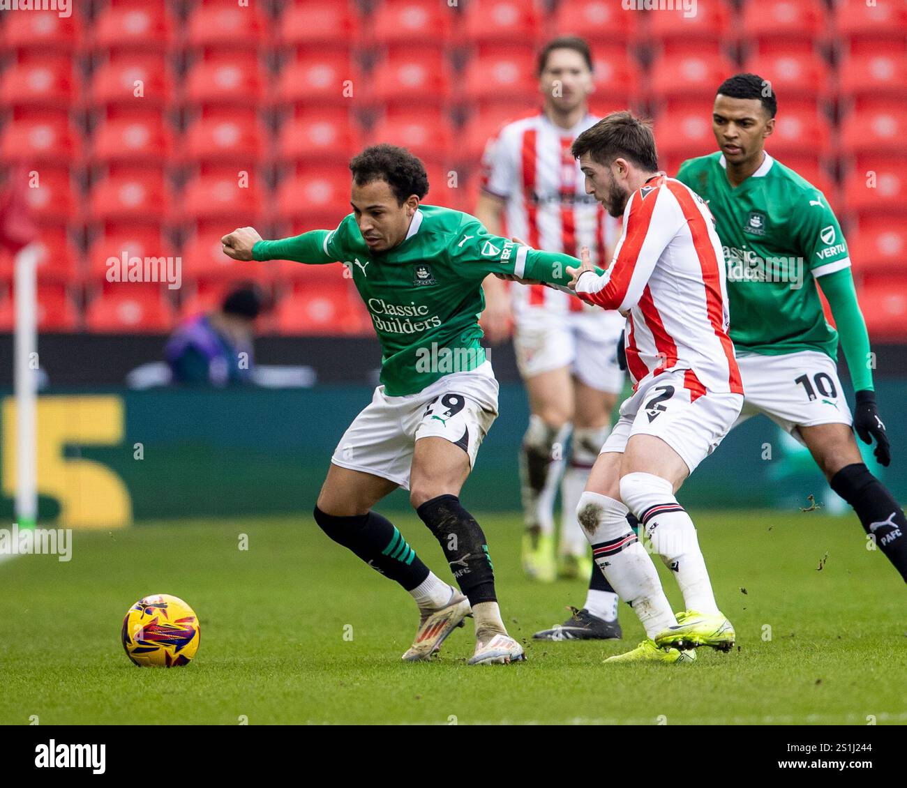 4th January 2025; Bet365 Stadium, Stoke, Staffordshire, England; EFL ...