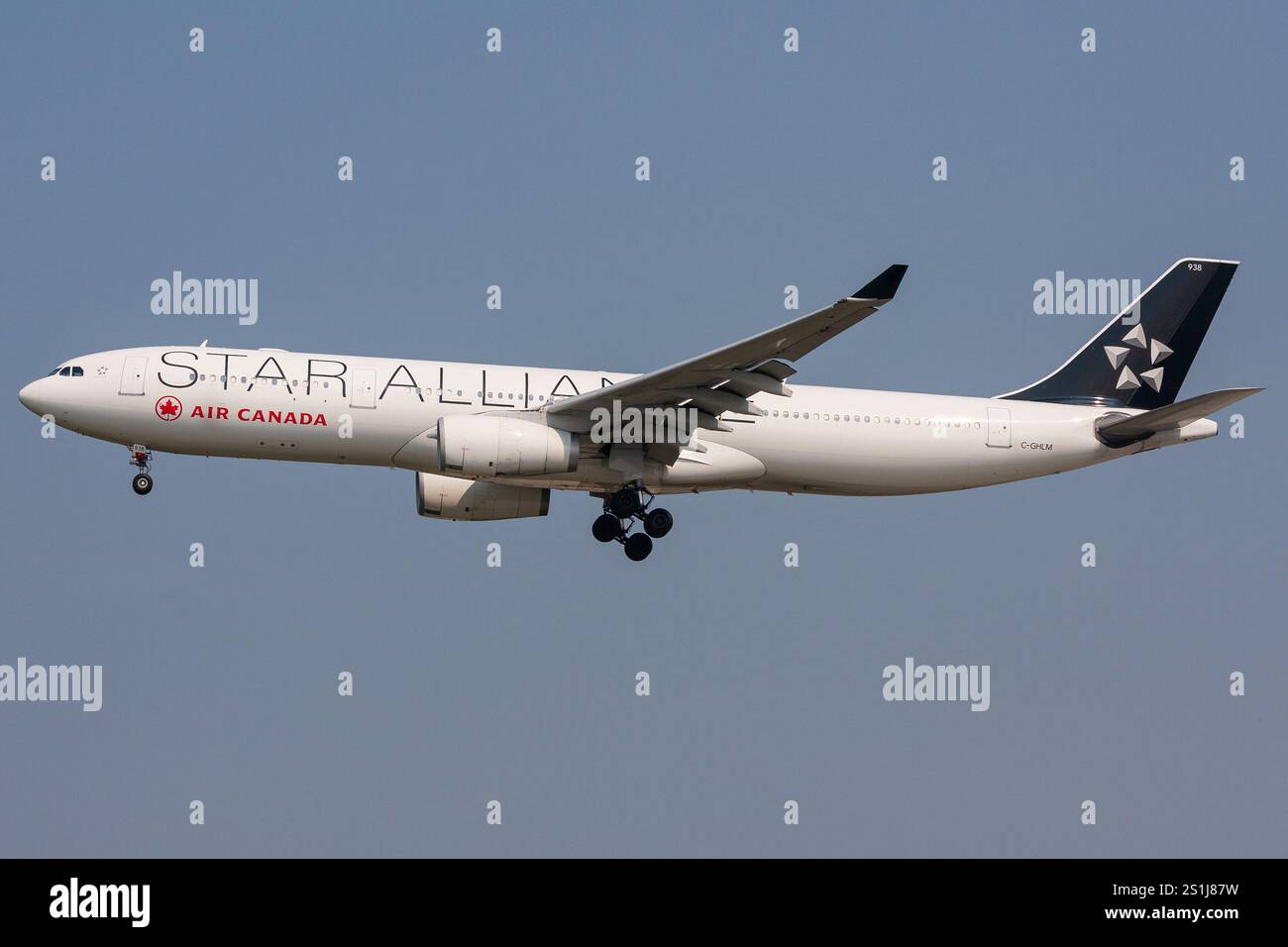 Air Canada Airbus A330-300 in Star Alliance livery with registration C ...
