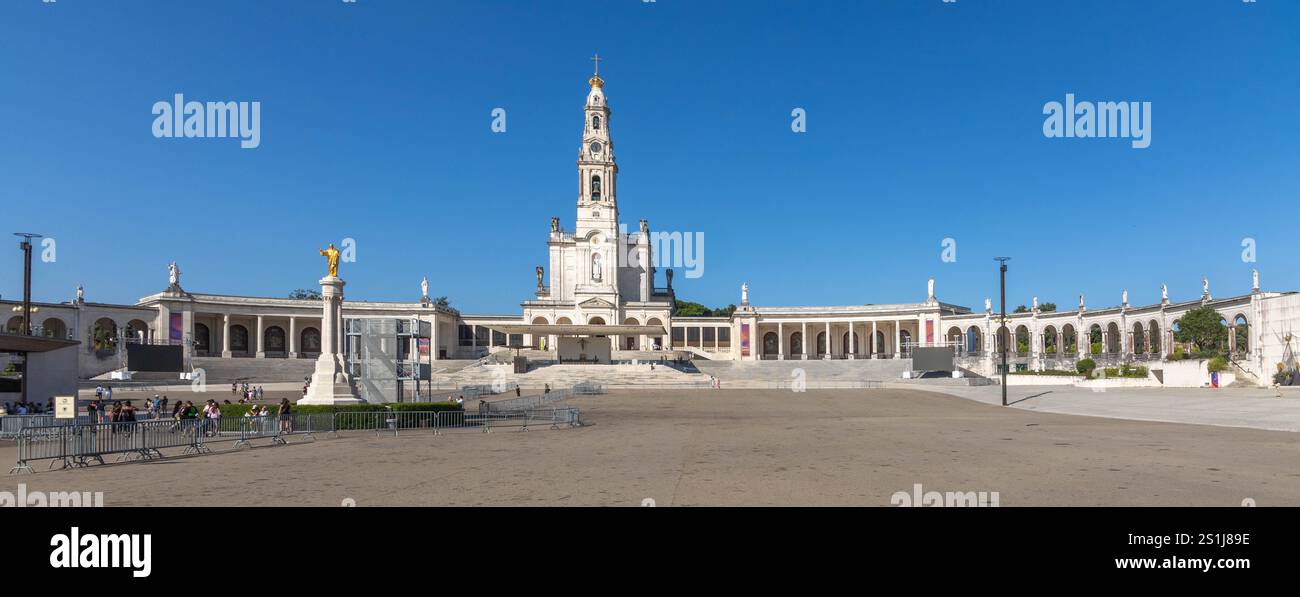 Famous Shrine in Portugal, complex of catholic religious buildings ...