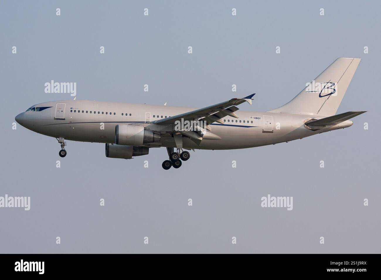 French Blue Line Airbus A310-300 with registration F-HBOY on final for ...
